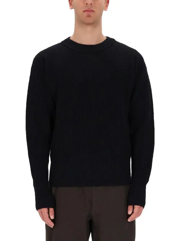 LEMAIRE Boxy Wool Jersey - Black