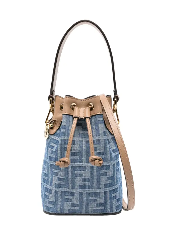 Fendi Mini Mon Tresor Bucket Bag - Blue
