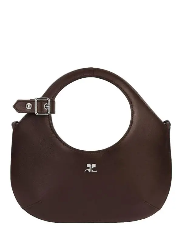COURREGES Mini Holy Tote Bag - Brown