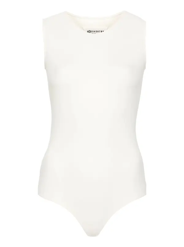 MAISON MARGIELA Jersey Bodysuit - Neutrals