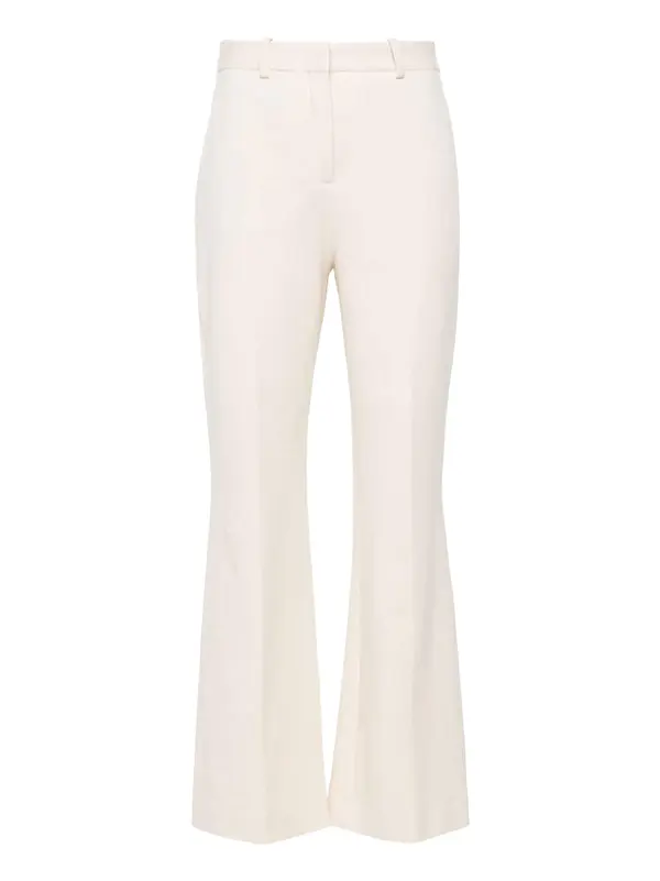 CIRCOLO 1901 Jersey Flared Trousers - Neutrals