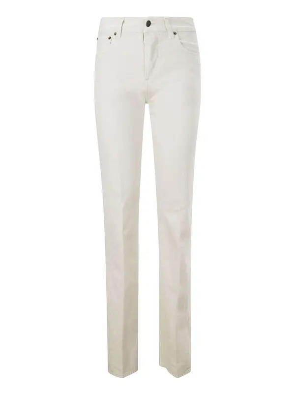 HAIKURE Flora Straight Jeans - White