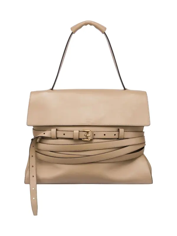 Moschino Tie Me Tote Bag - Neutrals