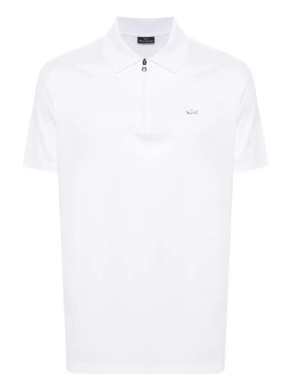 Paul & Shark Logo-appliqué Polo Shirt - White
