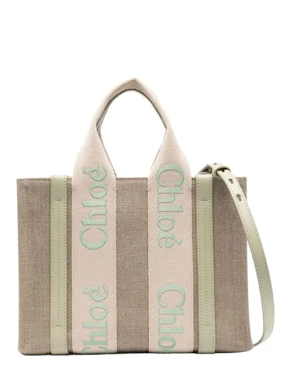 Chloé Small Woody Tote Bag - Neutrals