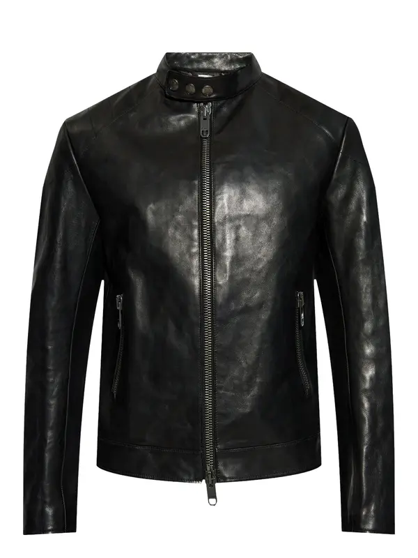 Bally Adrien Brody Leather Jacket - Black