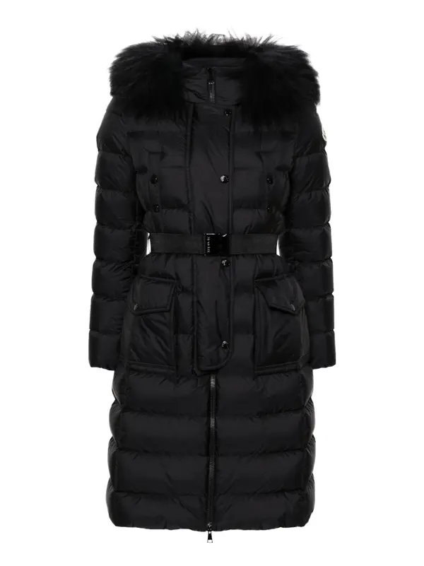 Moncler Khloe Hooded Down Coat - Black