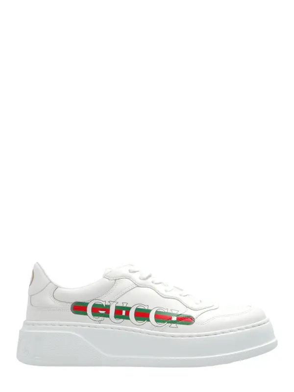 Gucci Logo-print Sneakers - White