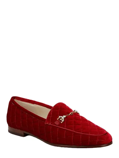 Sam Edelman Loraine Regal Bit Loafer - Bright Scarlet