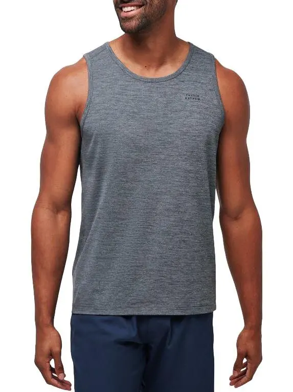 Travis Mathew Heater Pro Tank Top - Heather Grey