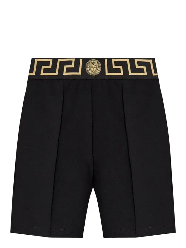 Versace Greca Thigh-length Shorts - Black