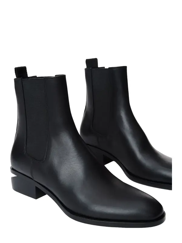 Alexander Wang 35mm Kanel Leather Chelsea Boots - Black