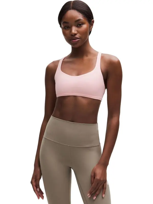 Lululemon Free To Be Bra Wild - Blush Quartz