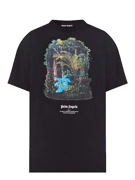 Palm Angels Hunting In The Forest T-shirt - Black