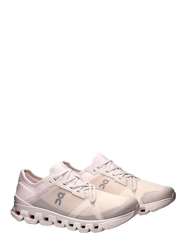 On Cloud X 4 Sneakers - Salt/lily