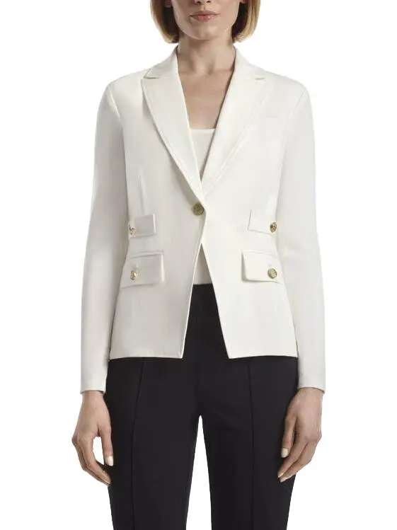 CAPSULE 121 The Courage Knit Blazer - Ivory
