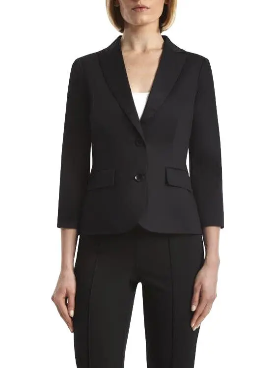 CAPSULE 121 Collared Blazer - Black