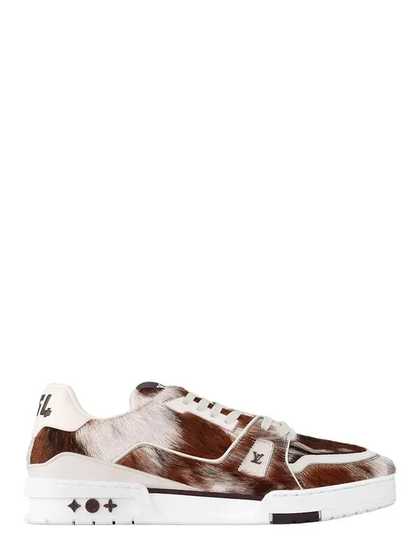 LOUIS VUITTON Trainer Ponyin Sneakers - Brown/white
