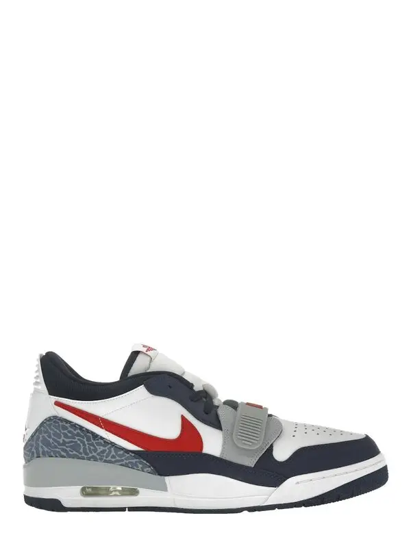 JORDAN Legacy 312 Low Olympic Sneakers - White/varsity Red/midnight Navy Blue