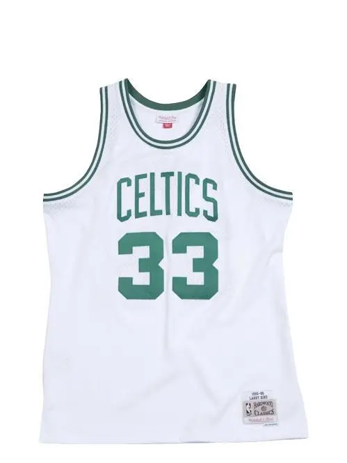 Mitchell & Ness Nba Boston Celtics Larry Bird 1985/86 Swingman Jersey - White/green