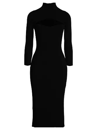 Khaite Midi Bodycon Dress - Black