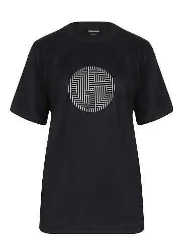 Giorgio Armani Printed T-shirt - Black