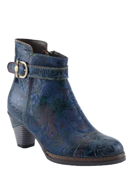 SPRING STEP SHOES Antilles Ankle Boots - Blue
