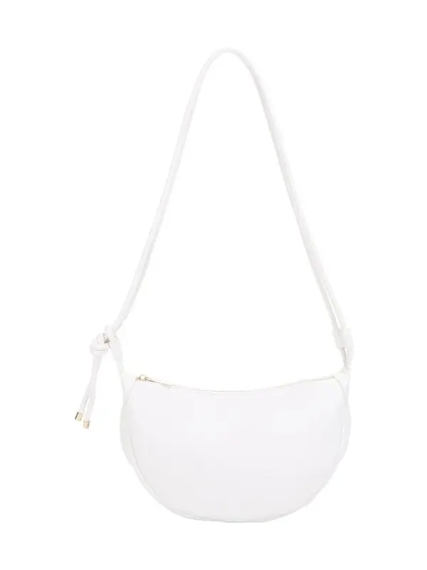 MALI + LILI Aria Recycled Vegan Leather Shoulder Bag - White