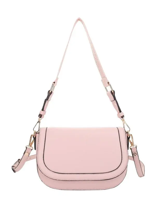 MALI + LILI Kiana Vegan Leather Crossbody Bag - Blush