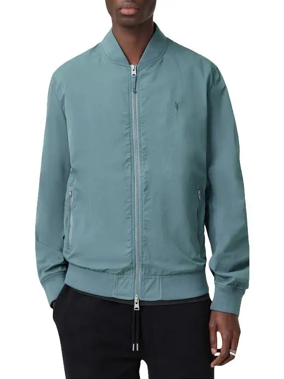 ALLSAINTS Bassett Bomber Jacket - Eris Blue