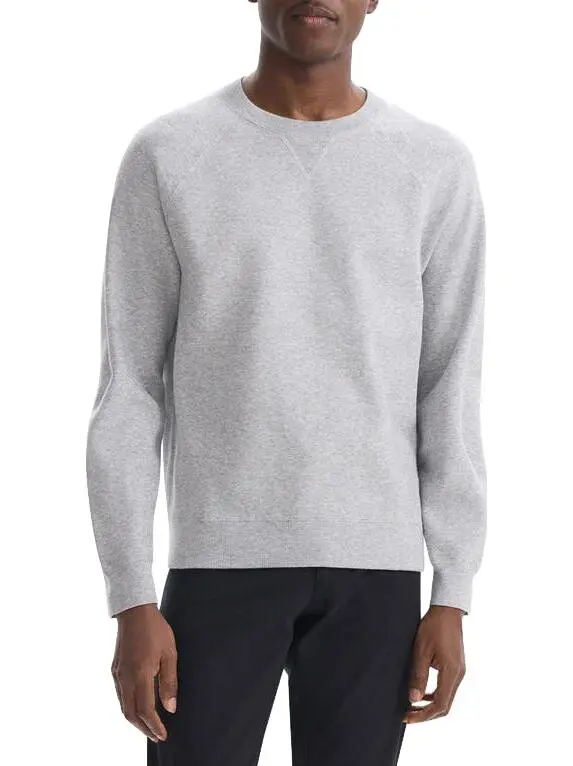 Theory Raglan Sleeve Sweatshirt - Silver Heather