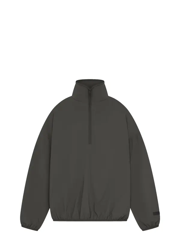 Fear Of God Nylon Half Zip Mockneck 'ink - Black