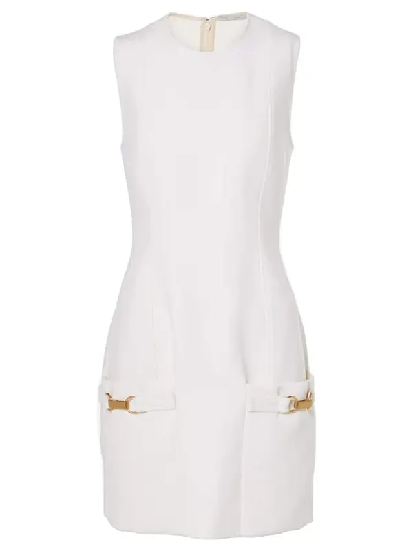 Stella McCartney Crewneck Minidress - White