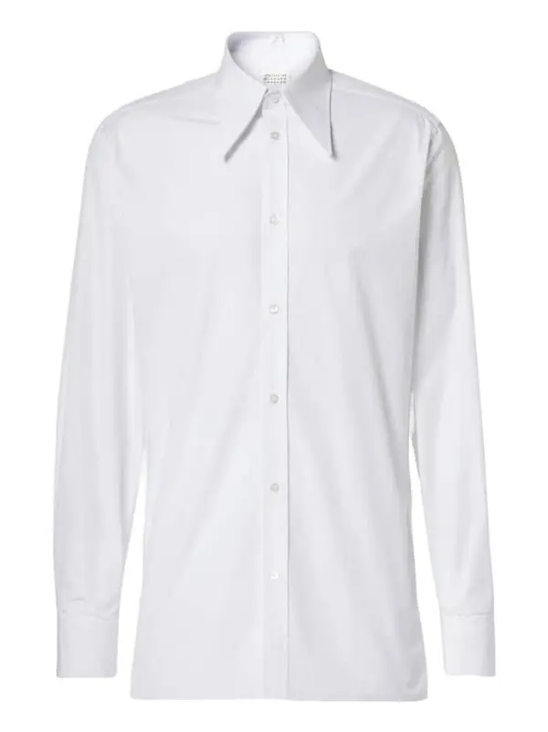 MAISON MARGIELA Cotton Poplin Shirt - White