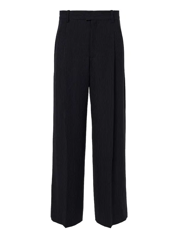 Isabel Marant Romina Striped Wide-leg Pants - Blue