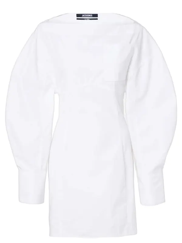 Jacquemus La Robe Chemise Casaco Mini Dress - White