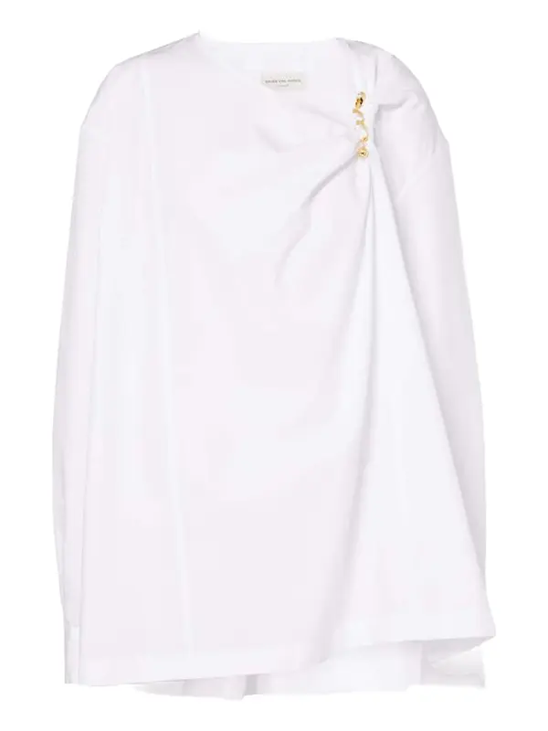 Dries Van Noten Cotton Top - White