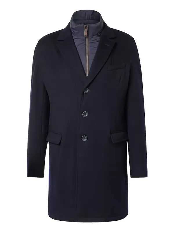 Herno Wool Coat - Blue