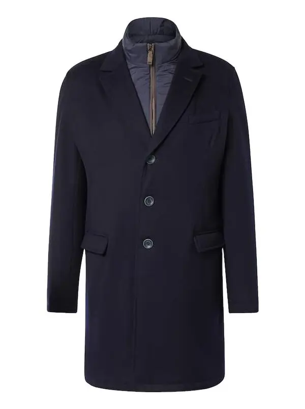 Herno Wool Coat - Blue
