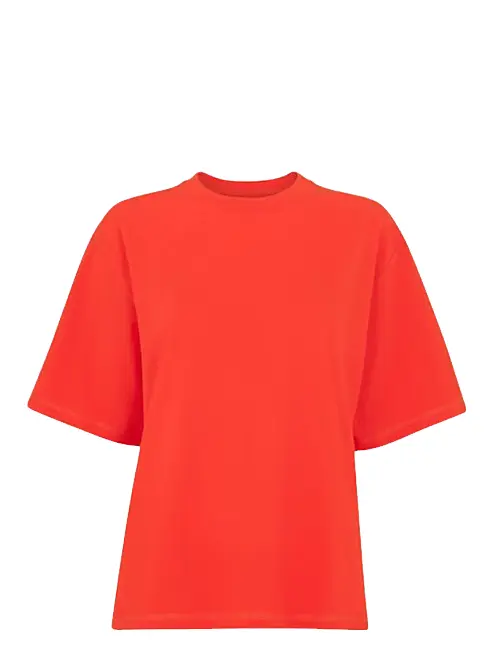 Whistles Relaxed-fit Round-neck Short-sleeve T-shirt - Red