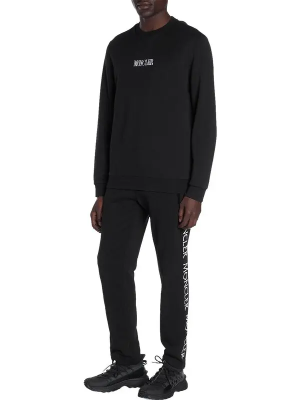 Moncler Embroidered Sweatshirt - Black