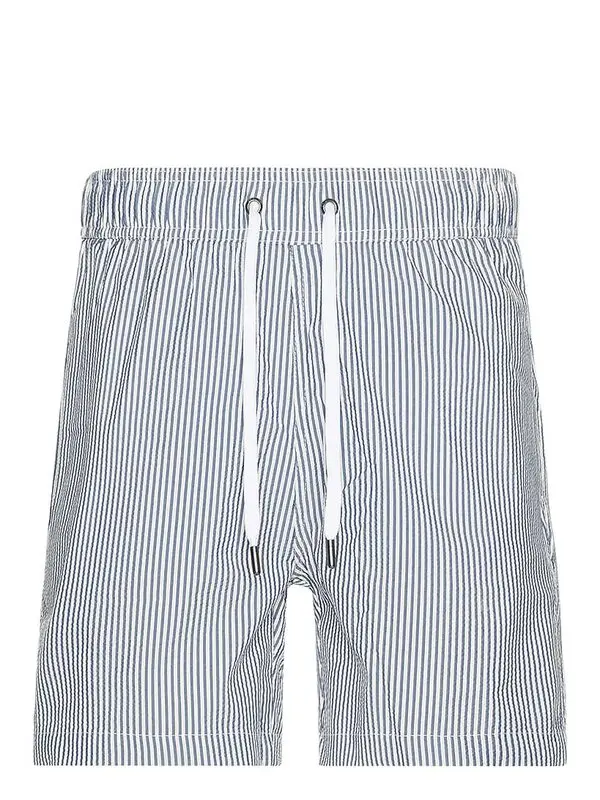 Onia Charles 5 Shorts - Deep Navy & White