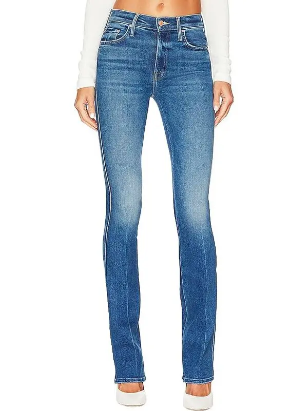 MOTHER The Double Insider Heel Jeans In Medium Wash - Denim-medium