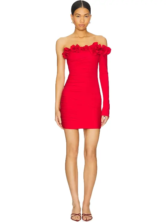 MAYGEL CORONEL Selvaggio Mini Dress - Red