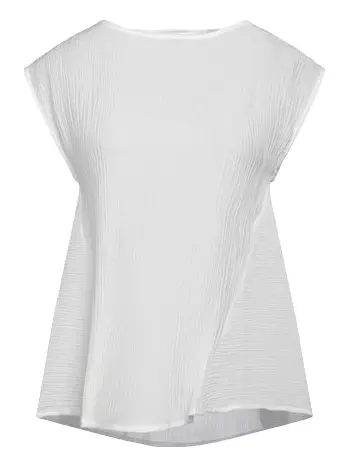 Alpha Studio Woven Top - White