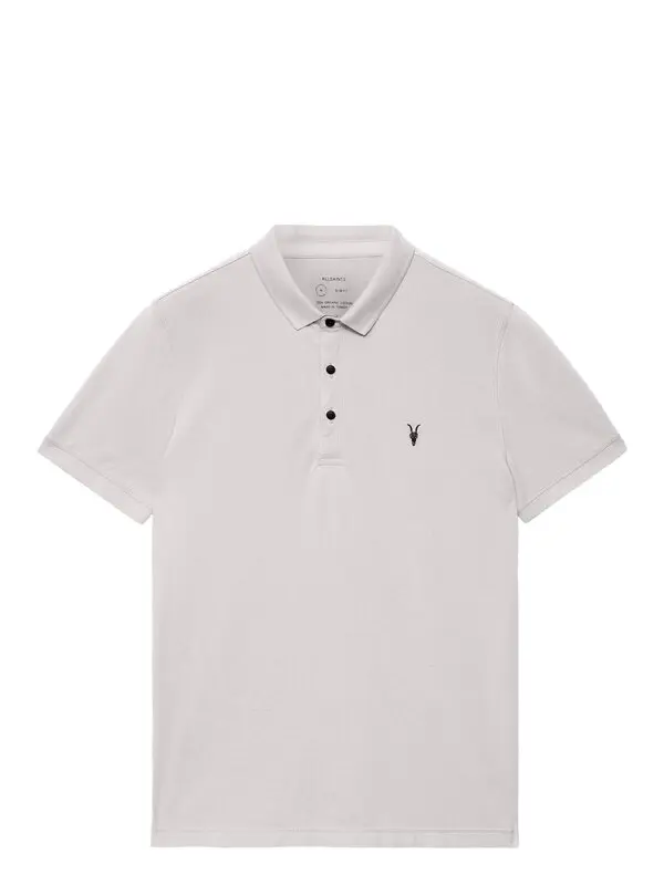 ALLSAINTS Reform Short Sleeve Polo Shirt - Blue