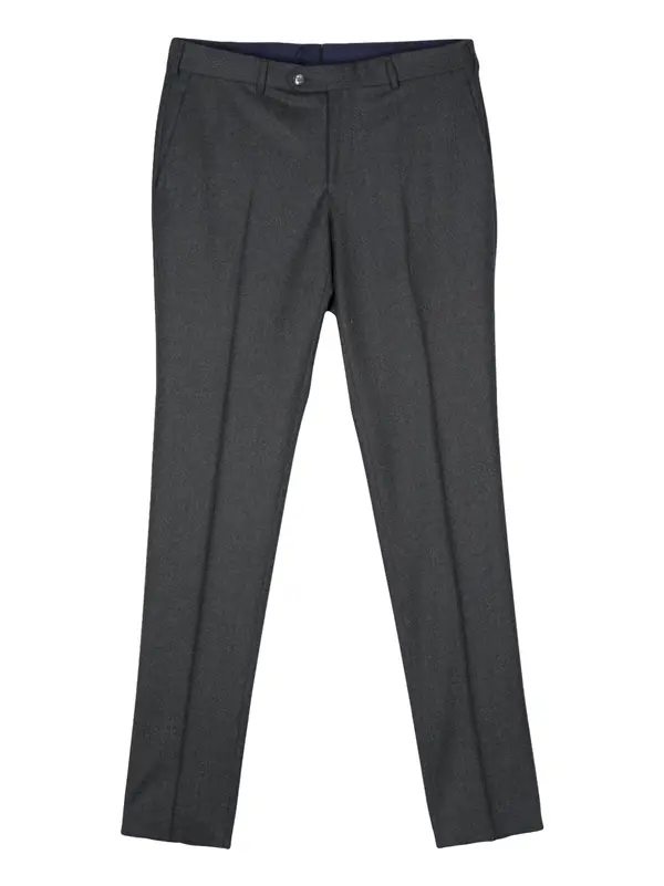 LUIGI BIANCHI MANTOVA Tapered Trousers - Grey