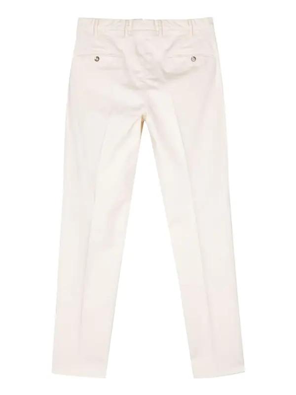 LUIGI BIANCHI MANTOVA Tapered Trousers - Neutrals