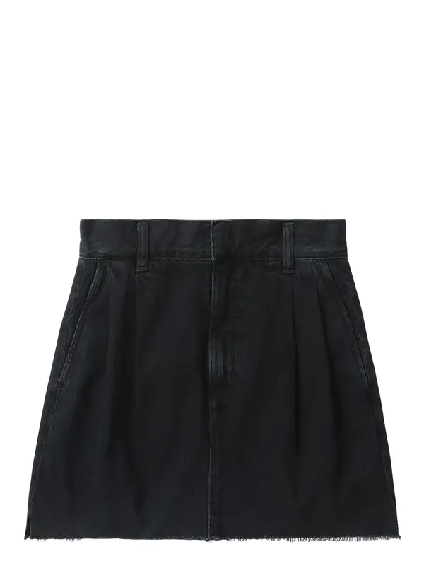 AGOLDE Becker Mini Skirt - Black