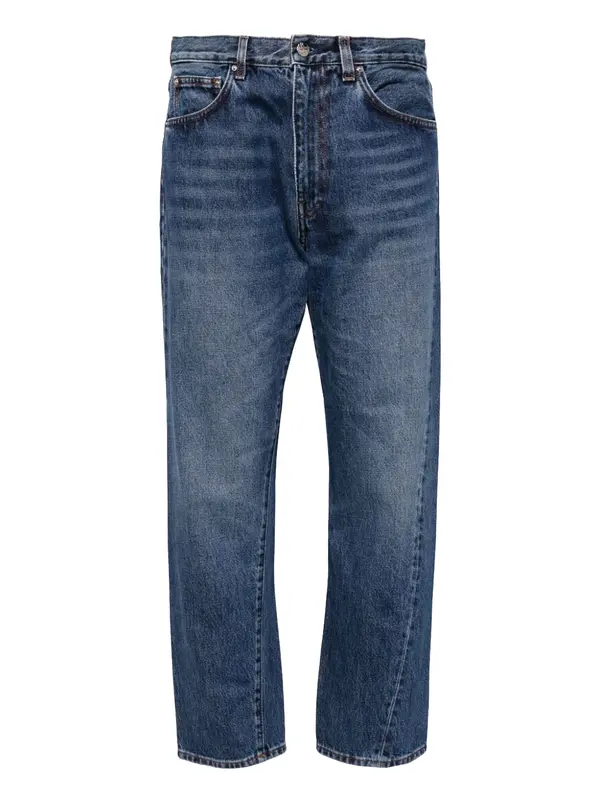 TOTEME Twisted-seam Straight-leg Jeans - Blue